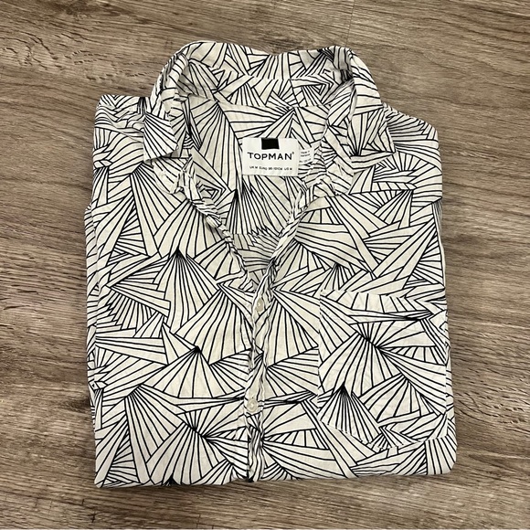 Topman | Shirts | Topman Short Sleeve Button Down Shirt | Poshmark